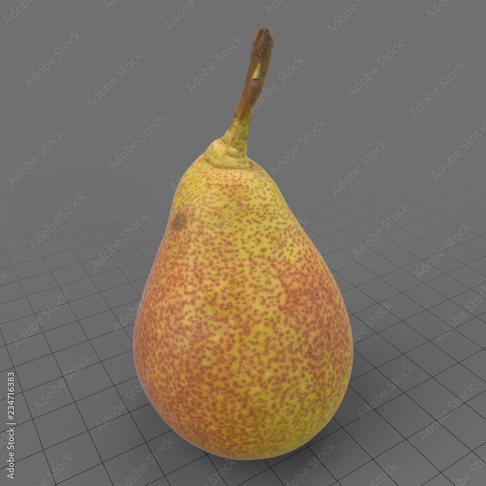 Pear 2 Stock 3D asset | Adobe Stock