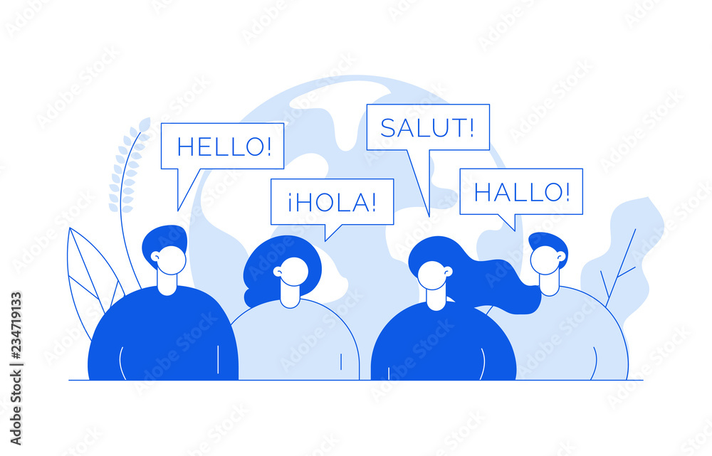 People Speaking Different Languages