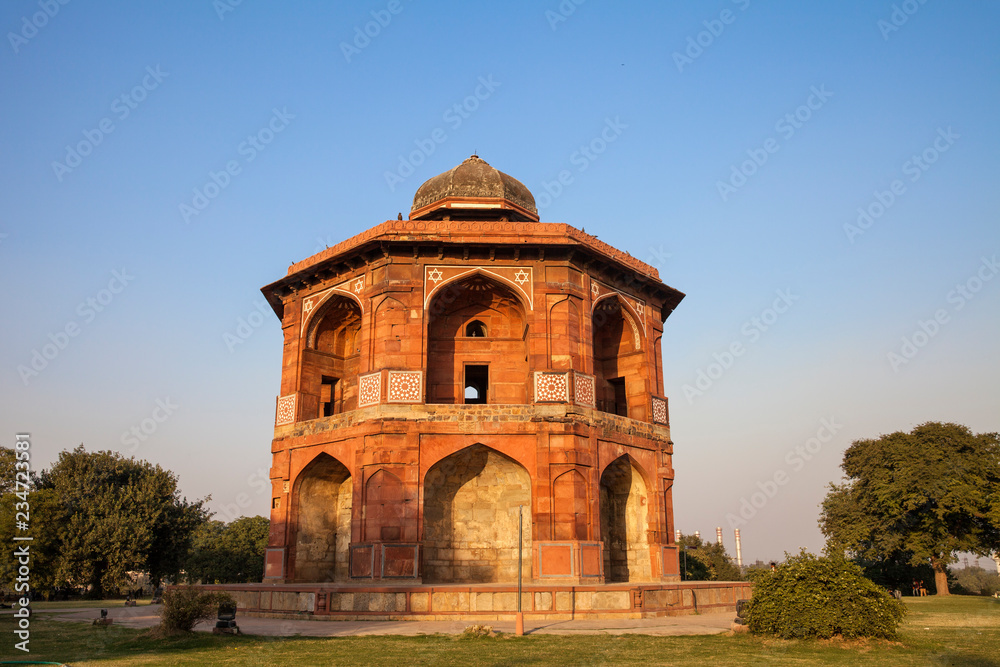 Sher Mandal tomb, Purana Quila, Old Fort, Delhi Stock Photo | Adobe Stock