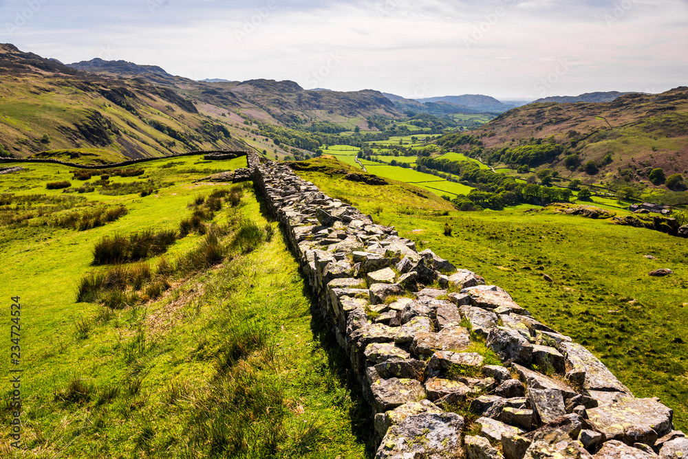 Hardknott Roman Fort, Hardknott Pass, Lake District National Park ...