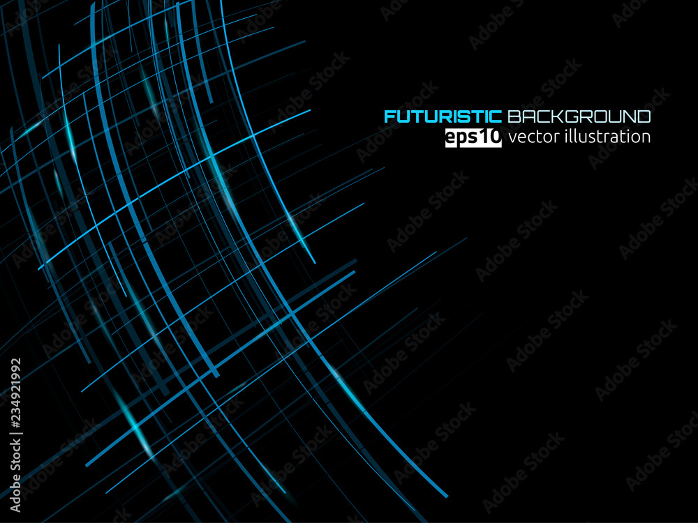 Technology background with lines. Vector illustration. Stock Vector ...