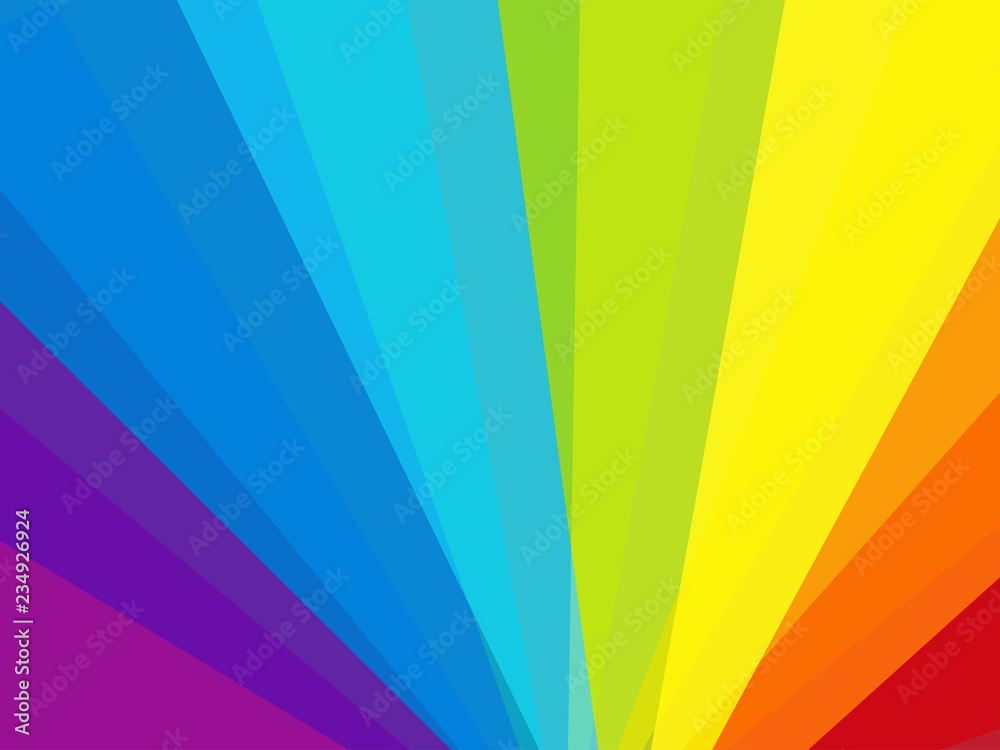 Colorful rainbow vector bakcground Stock Vector | Adobe Stock