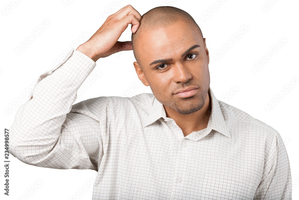 Scratching Head Graphic