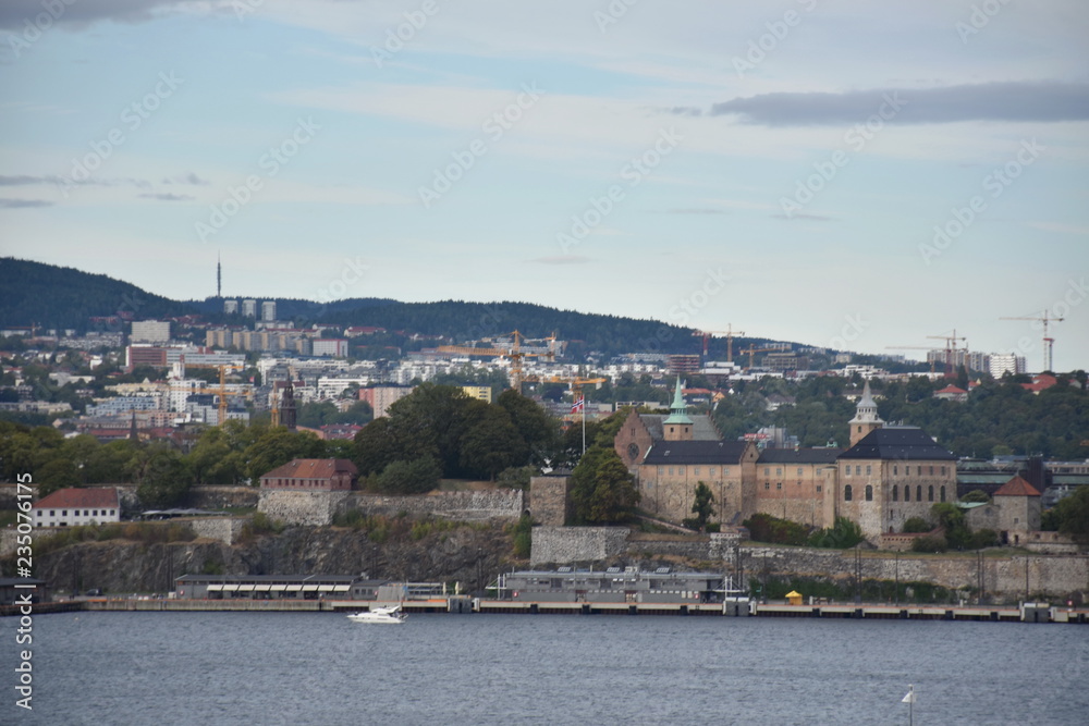 Oslo, Norwegen, Stadt, Skyline, Hafen, Leuchtturm, Hauptstadt, Rathaus ...