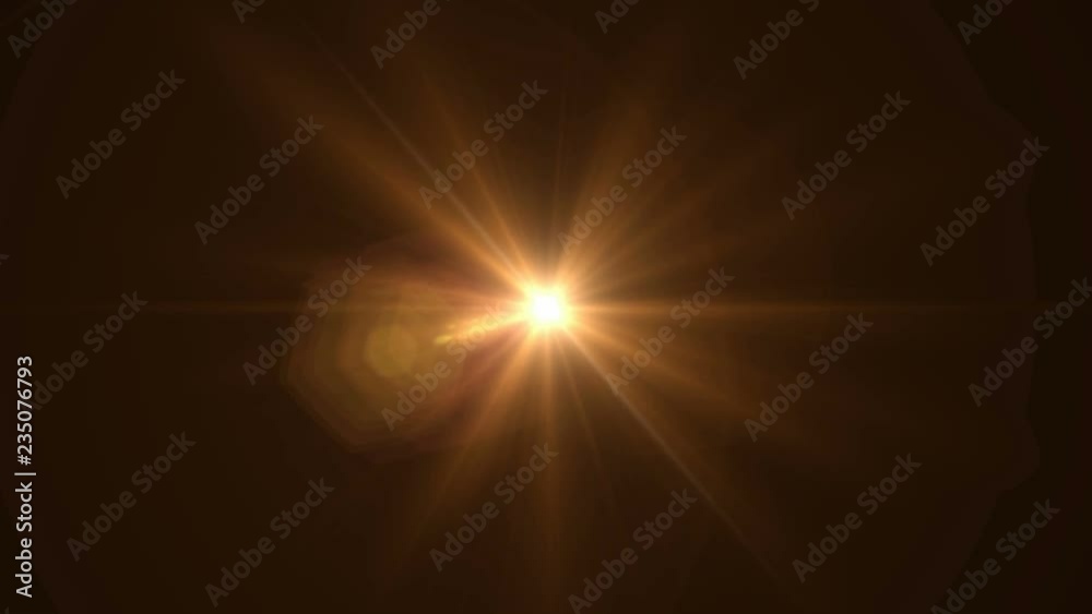 Optical sun lens flares light effect. 4K animation. Stock Video | Adobe ...