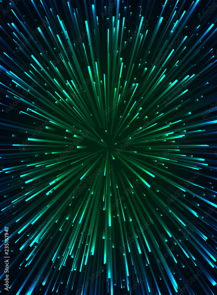 Speed of light vector background. Stock Vector | Adobe Stock