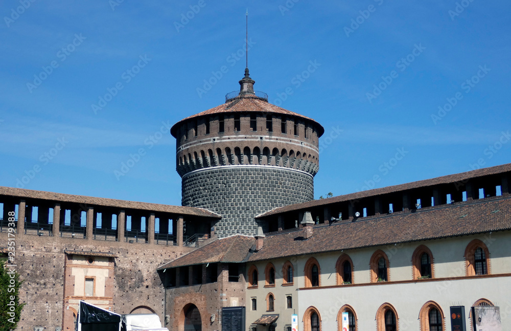 El Castillo Sforzesco es un castillo que se encuentra en el casco ...