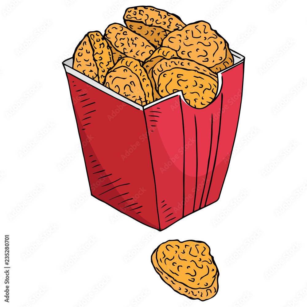 Chicken Nuggets Line Drawing at Isabelle Lampungmeiua blog