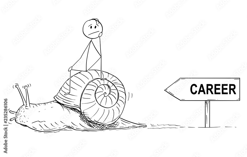 Slow Snail Cartoon