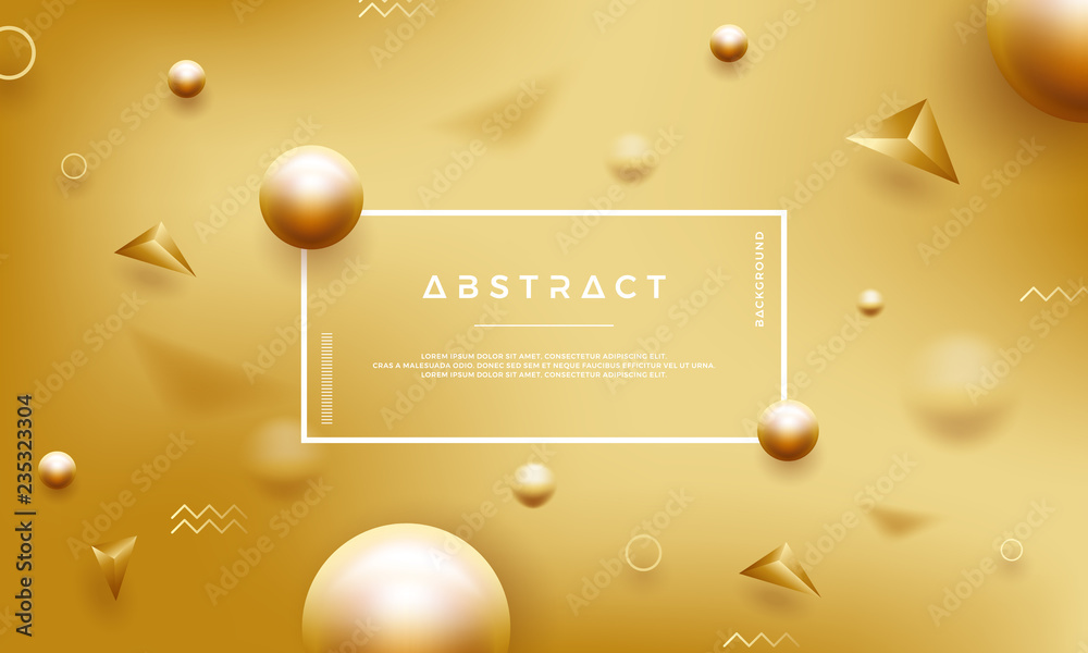 Abstract gold background with beautiful golden pearls. Stock Vector ...