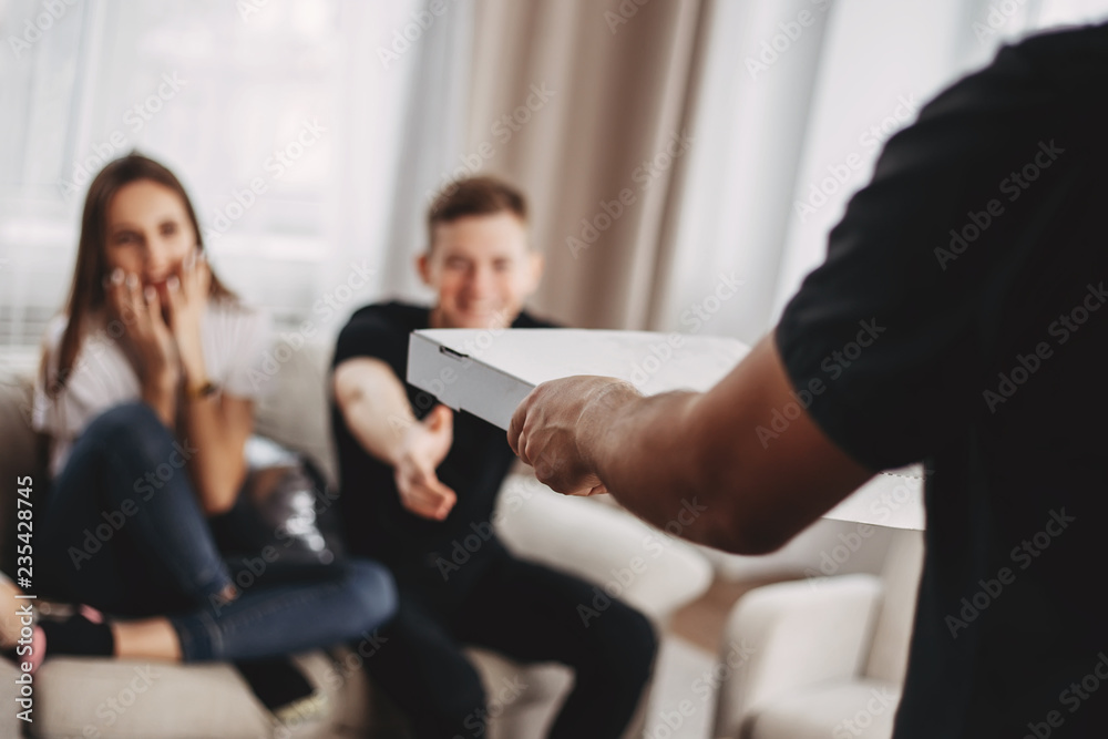 pizza delivery, people eating, fast food, appetite, hunger, party ...