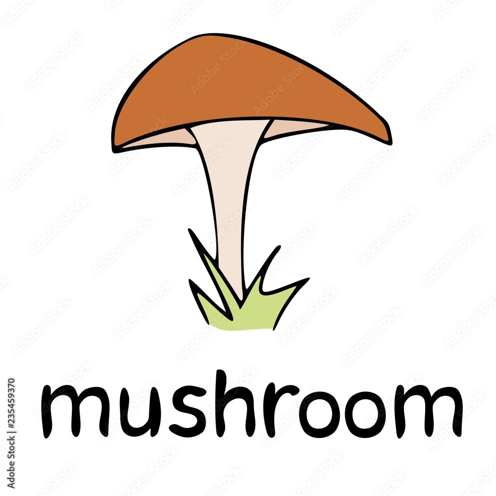 Mushroom Word Art at Wilfred Mccarty blog