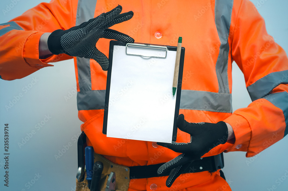 Foto de Building contract. Fix list. Building agreement mockup ...