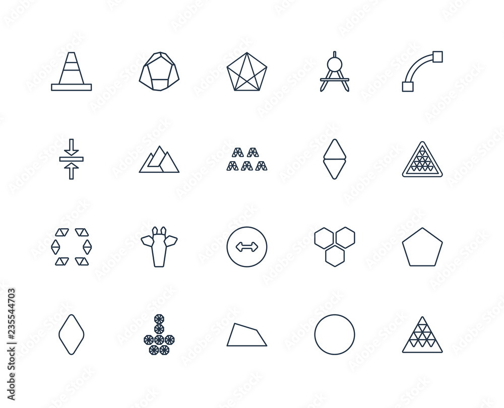 Multiple triangles triangle, Triangle of triangles, Closed Curve Stock ...