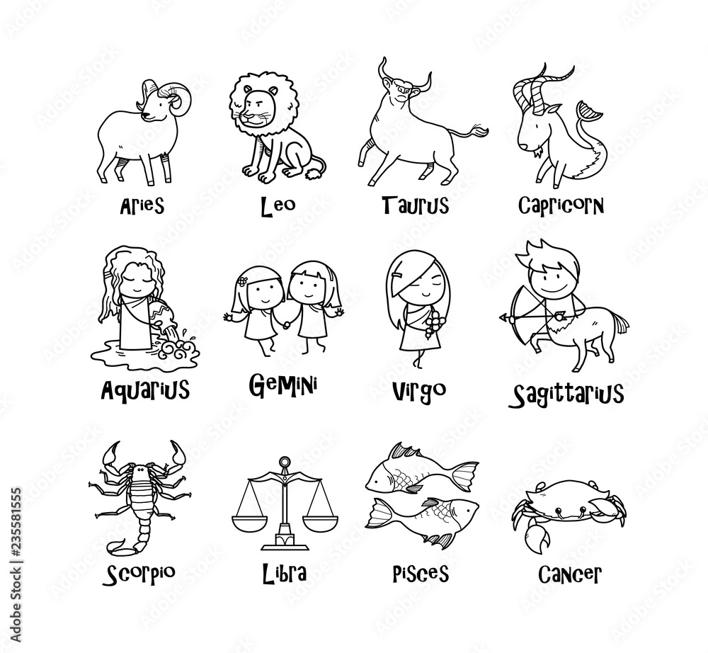 Cute Zodiac Signs