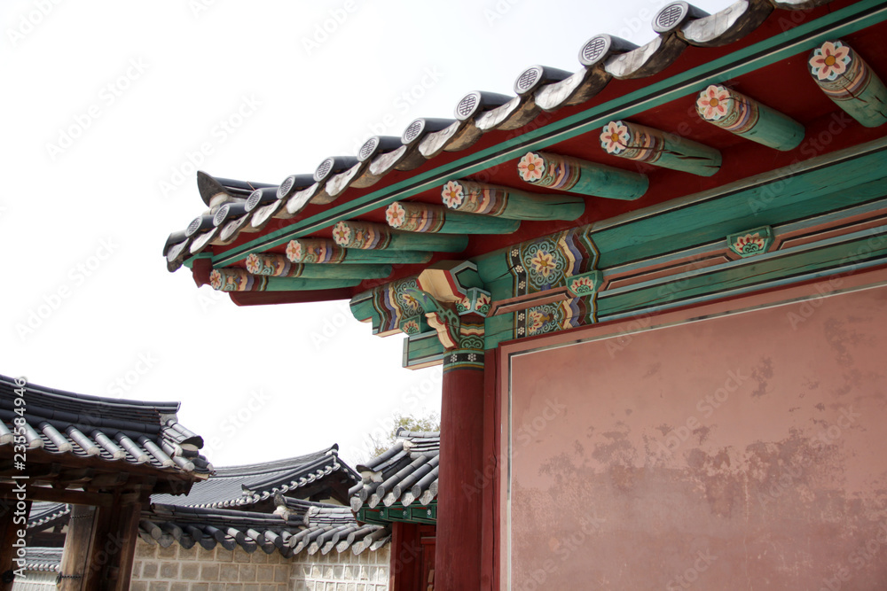 Foto de Korean Traditional Building House : Jeonju, South Korea - view ...
