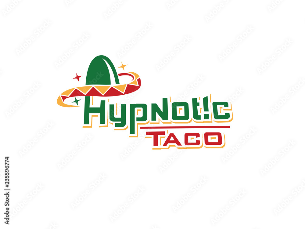 taco logo Stock Vector | Adobe Stock