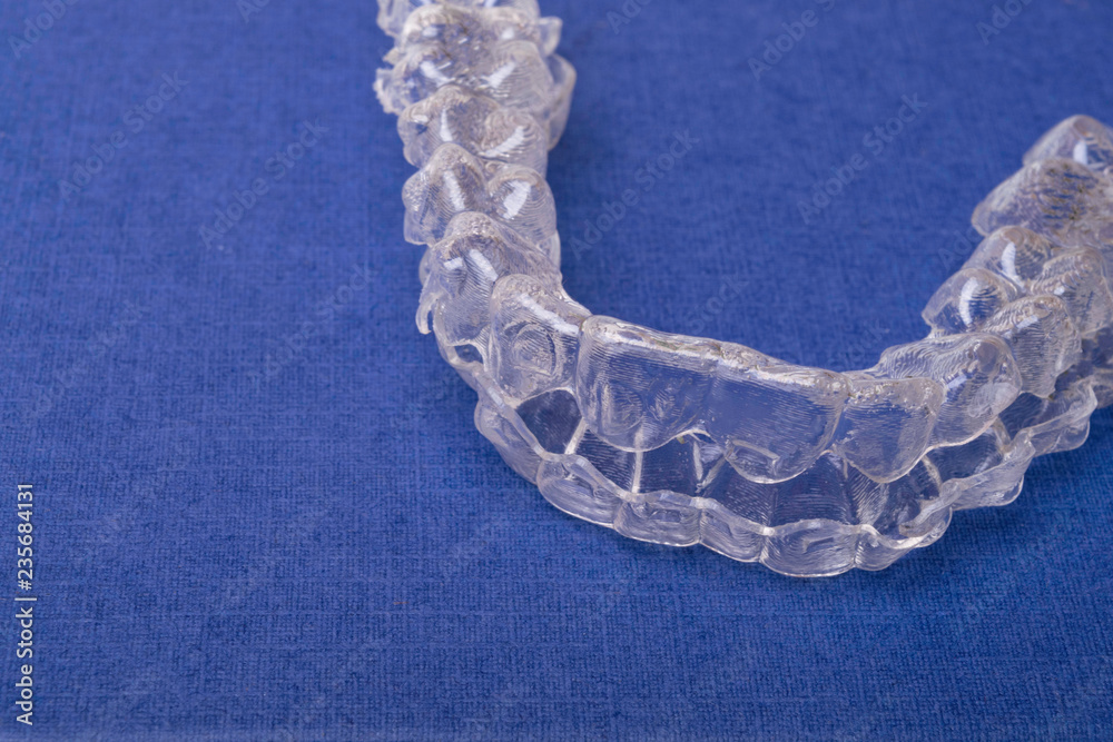 Invisible dental teeth brackets tooth aligners plastic braces dentistry ...