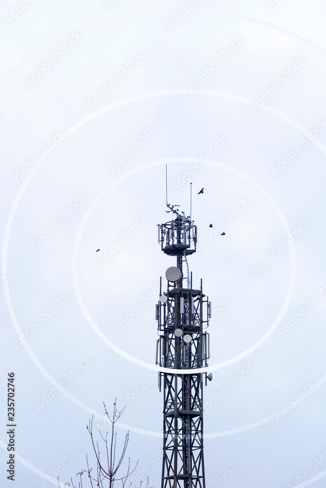 5G, Funkmast - Strahlung Stock Photo | Adobe Stock