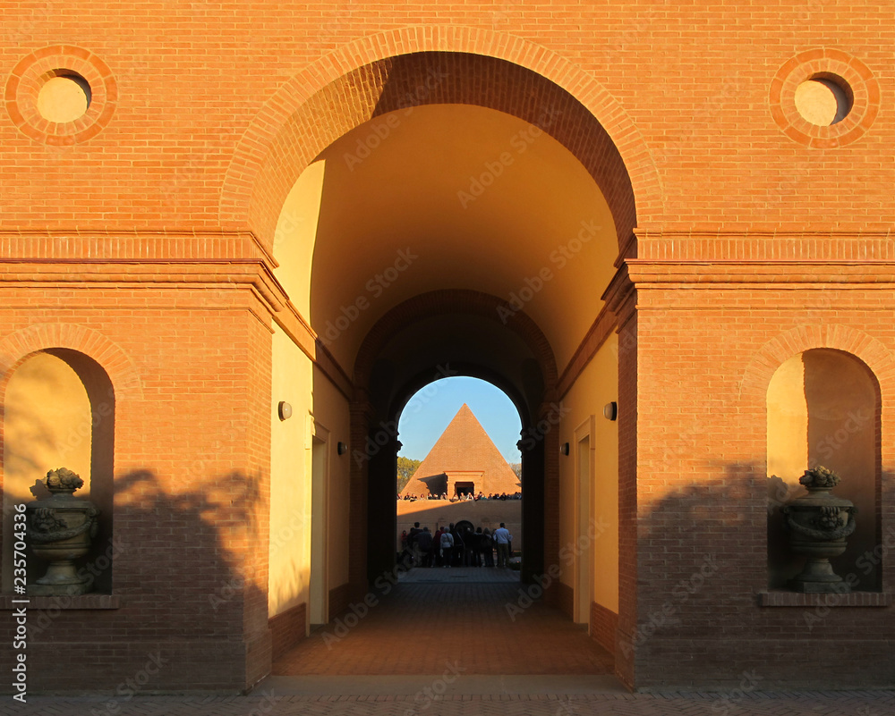 View of the Labyrinth of the Masone is a park that includes a bamboo ...