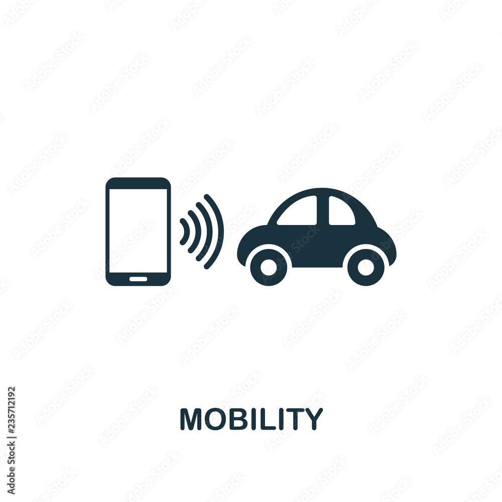 Mobility icon. Premium style design from urbanism icon collection. UI ...