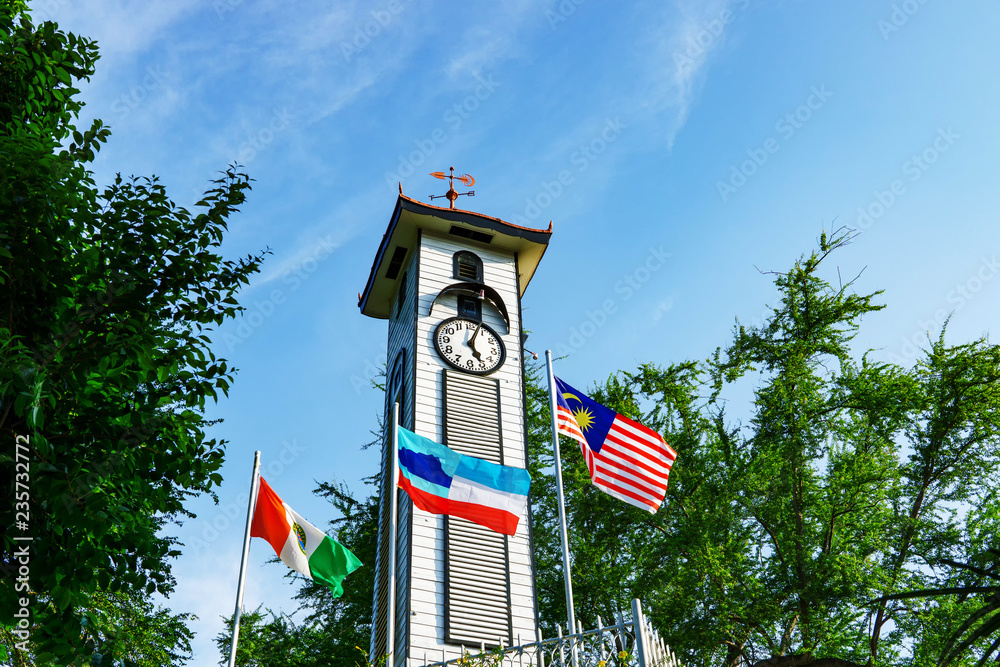 Atkinson Clock Tower, the oldest standing structure in Kota Kinabalu ...