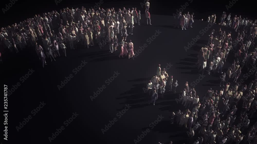 World of People. Thousands of People formed the World Map. Global ...