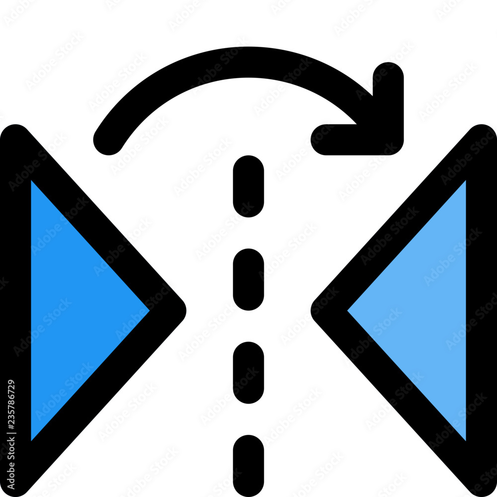 Vertical flip function Stock Vector | Adobe Stock