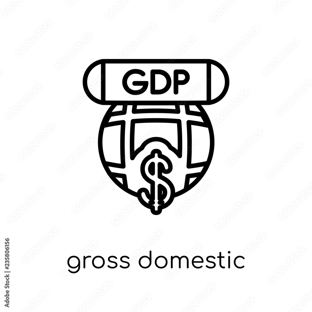 Gross Domestic Product Logo