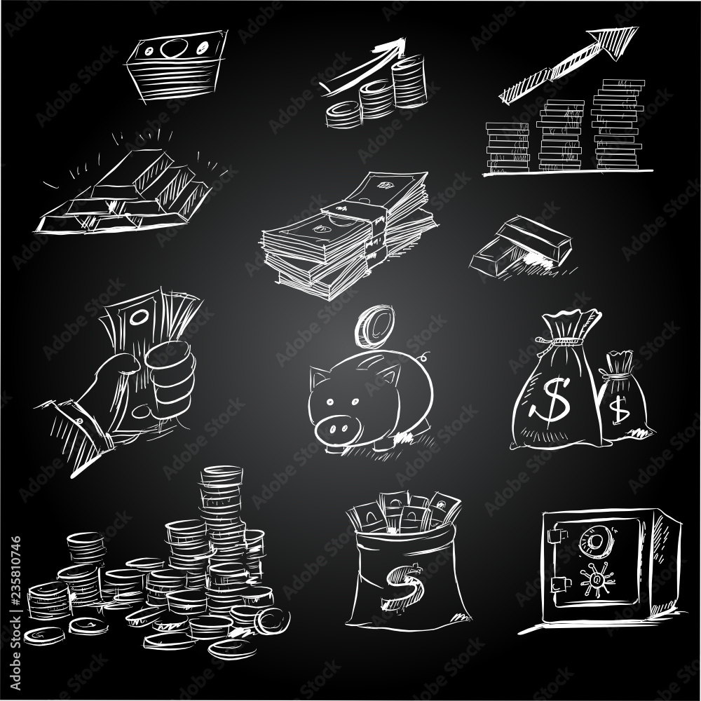 The concept for business investment, savings and making money.Hand ...