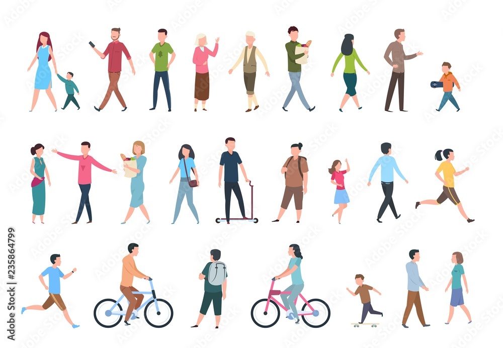 Human Walking Vector