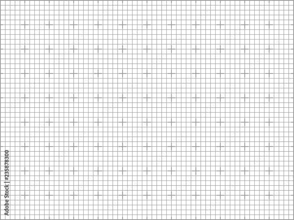 Geometric grid on a white paper texture blueprint illustration Stock ...