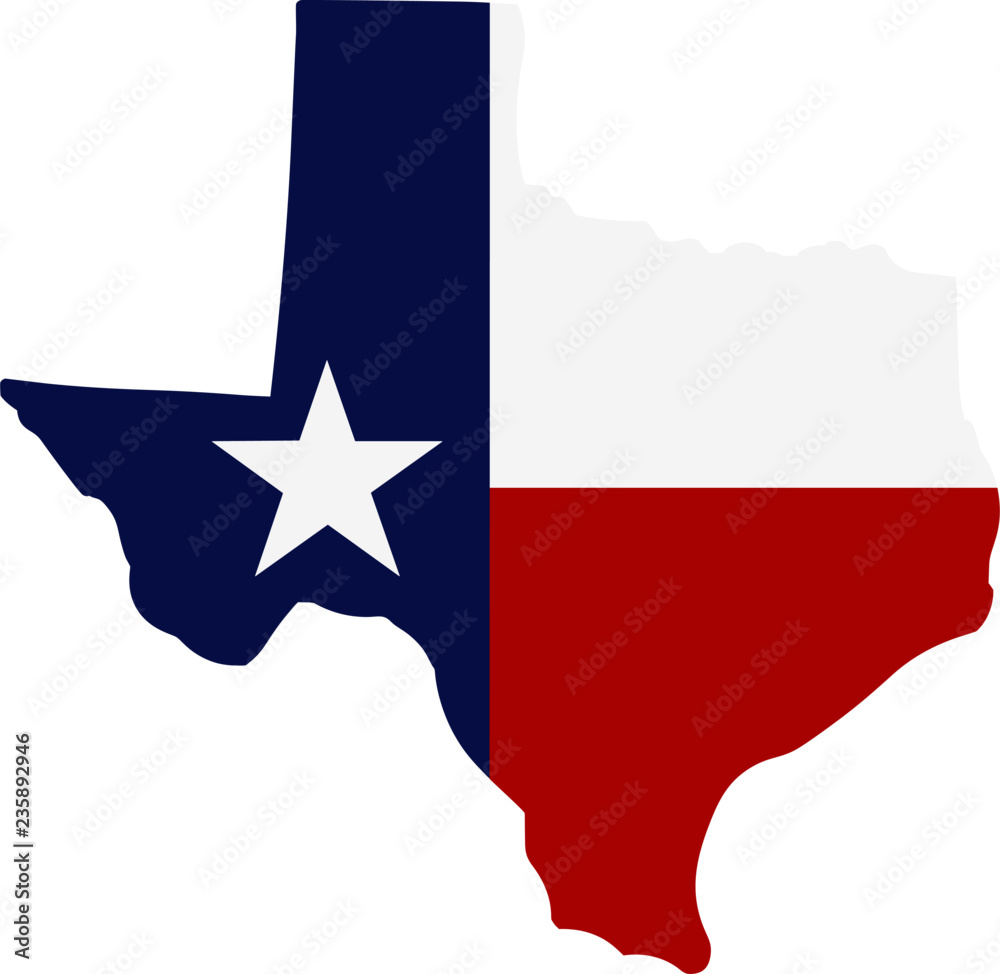 Lone Star State - State of Texas Stock Vector | Adobe Stock