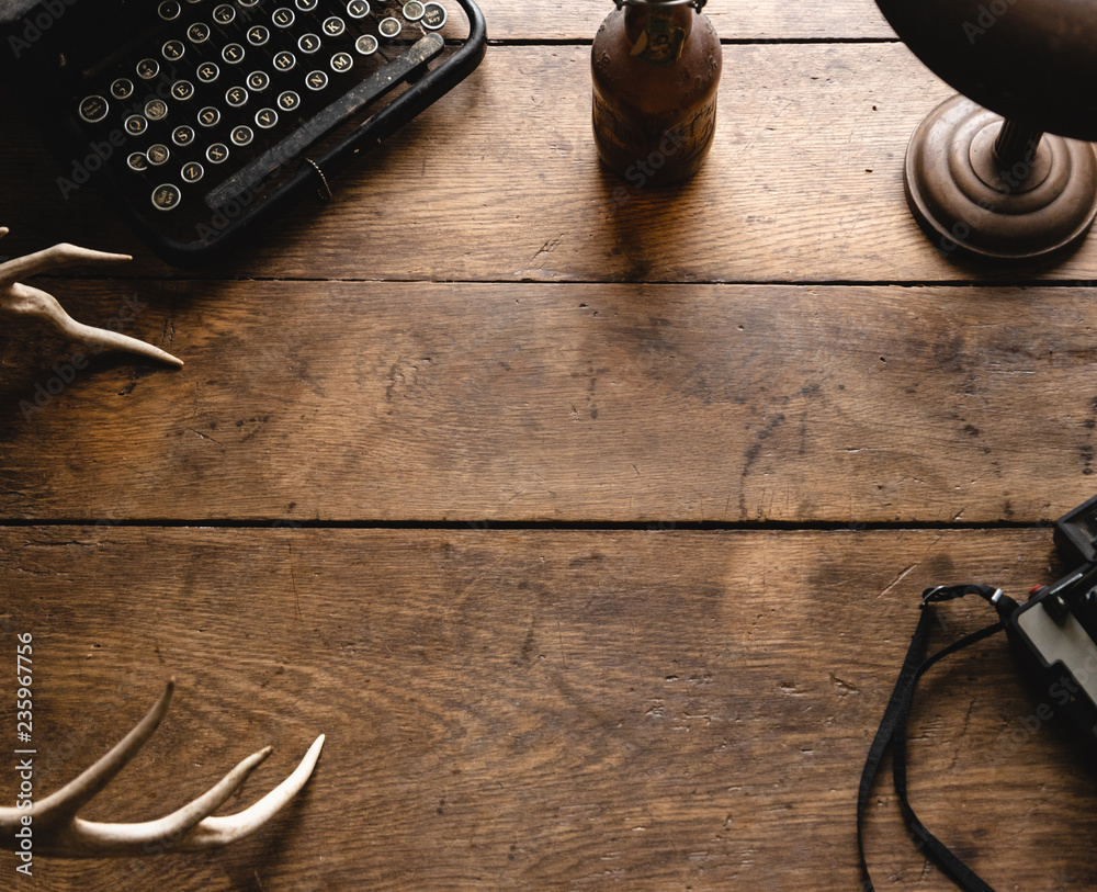 Vintage Hipster Wooden Table Desk Background Texture Great for Display ...