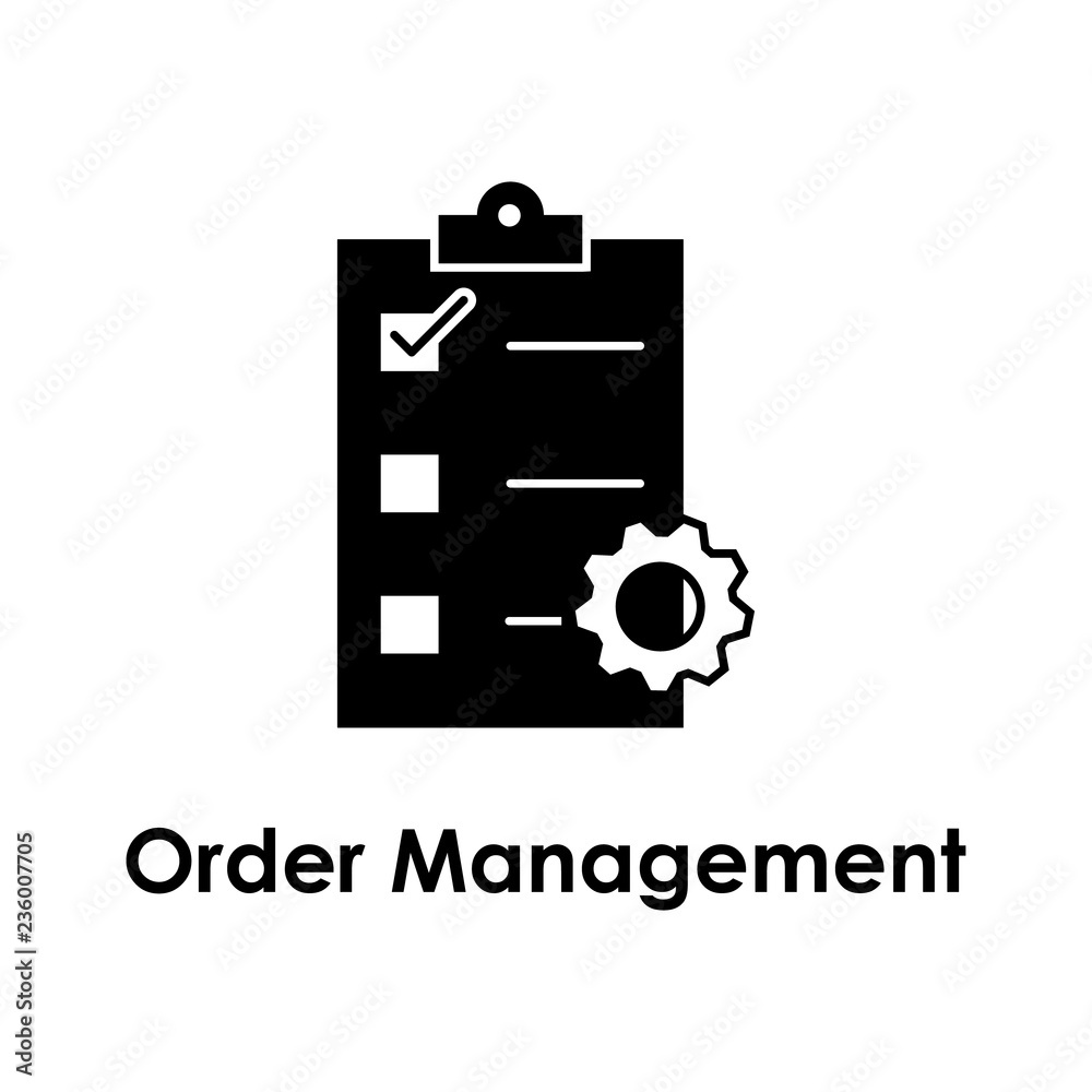 paper, settings, order management icon. Element of business icon for ...