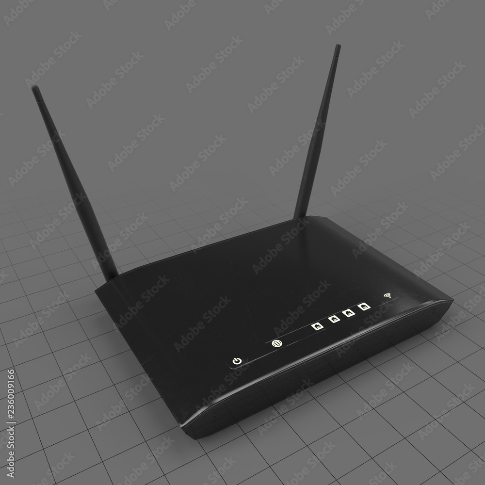 Router Stock 3D asset | Adobe Stock