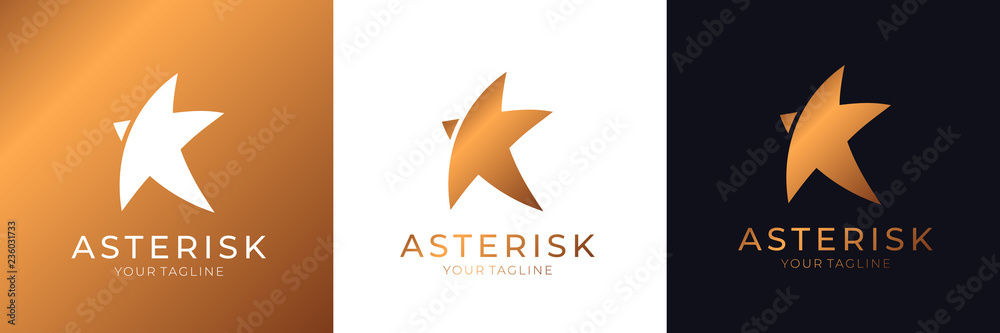 Star logo vector. Universal abstract logo with a star symbol for any ...