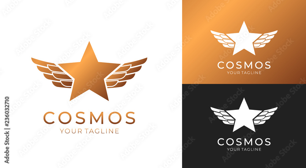 Star logo vector. Universal abstract logo with a star symbol for any ...