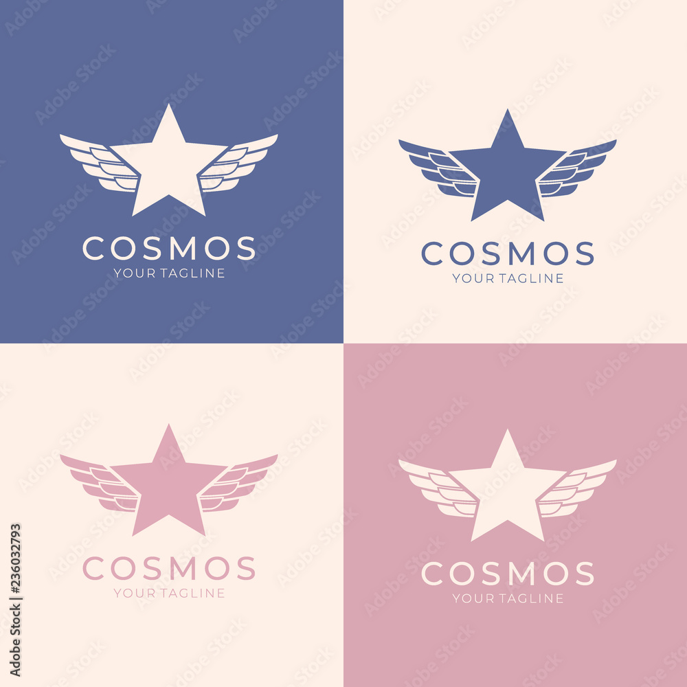 Star logo vector. Universal abstract logo with a star symbol for any ...