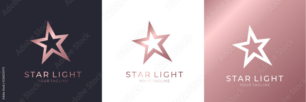 Star logo vector. Universal abstract logo with a star symbol for any ...
