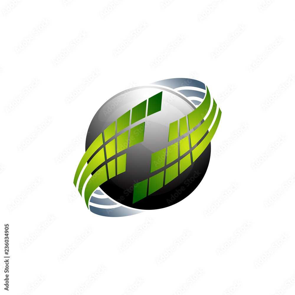 Vector Planet logo. Orbit vector and Satellite logo. Cosmos logo ...