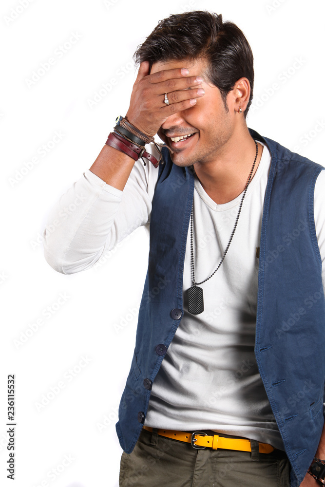 Embarrassed Guy Caught