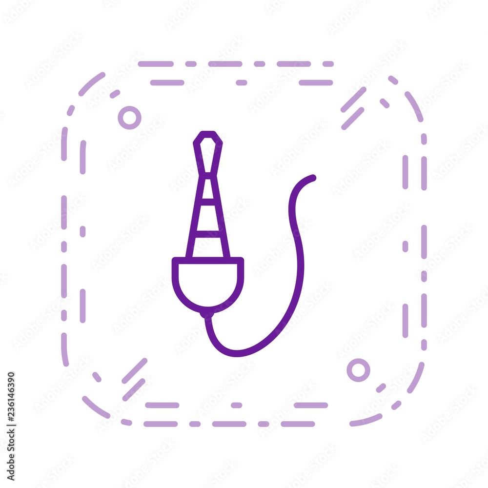Cable Cord Vector Icon Stock Vector | Adobe Stock