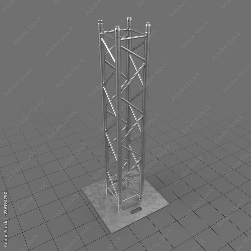 Stage truss column 2 Stock 3D asset | Adobe Stock