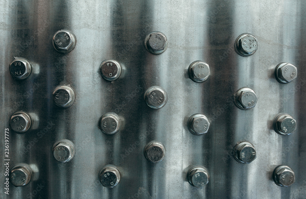 Background metal texture with rivets. Stock Photo | Adobe Stock