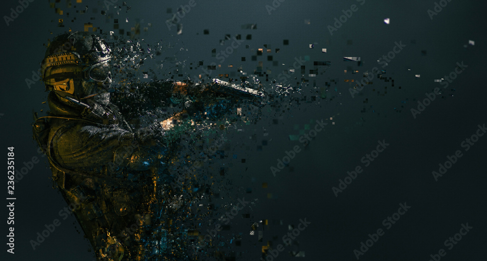 special forces soldier police, swat team member Stock Photo | Adobe Stock