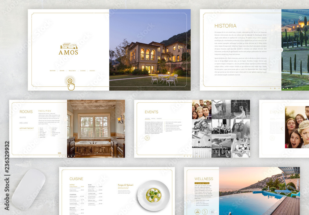 Interactive and Animated Brochure Stock Template | Adobe Stock