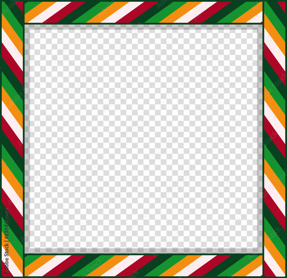 Colorful Stripes Border