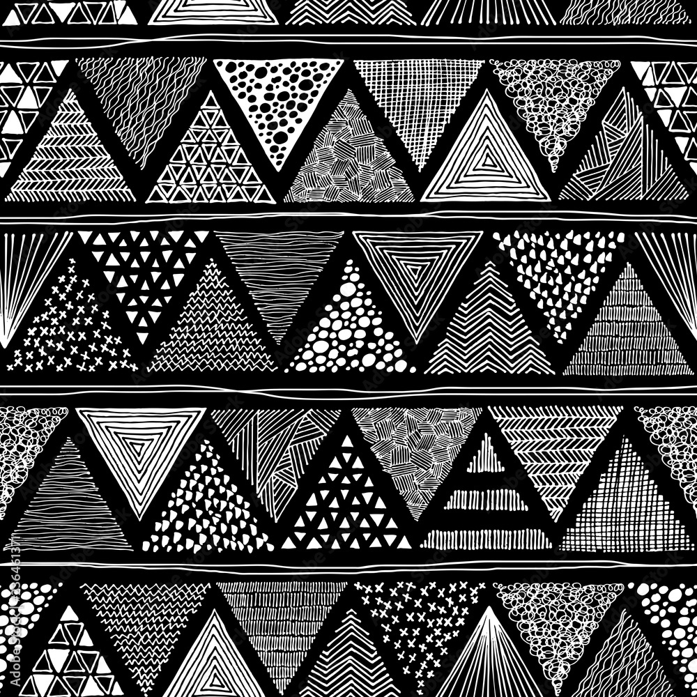 Tribal Triangle Pattern