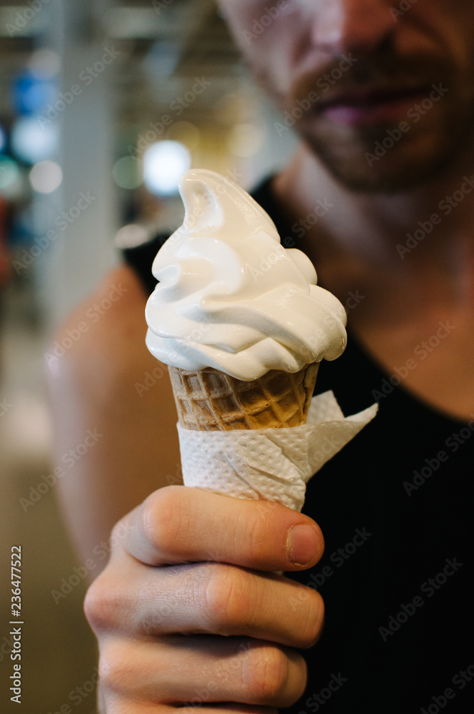 Soft ice cream Stock Photo | Adobe Stock